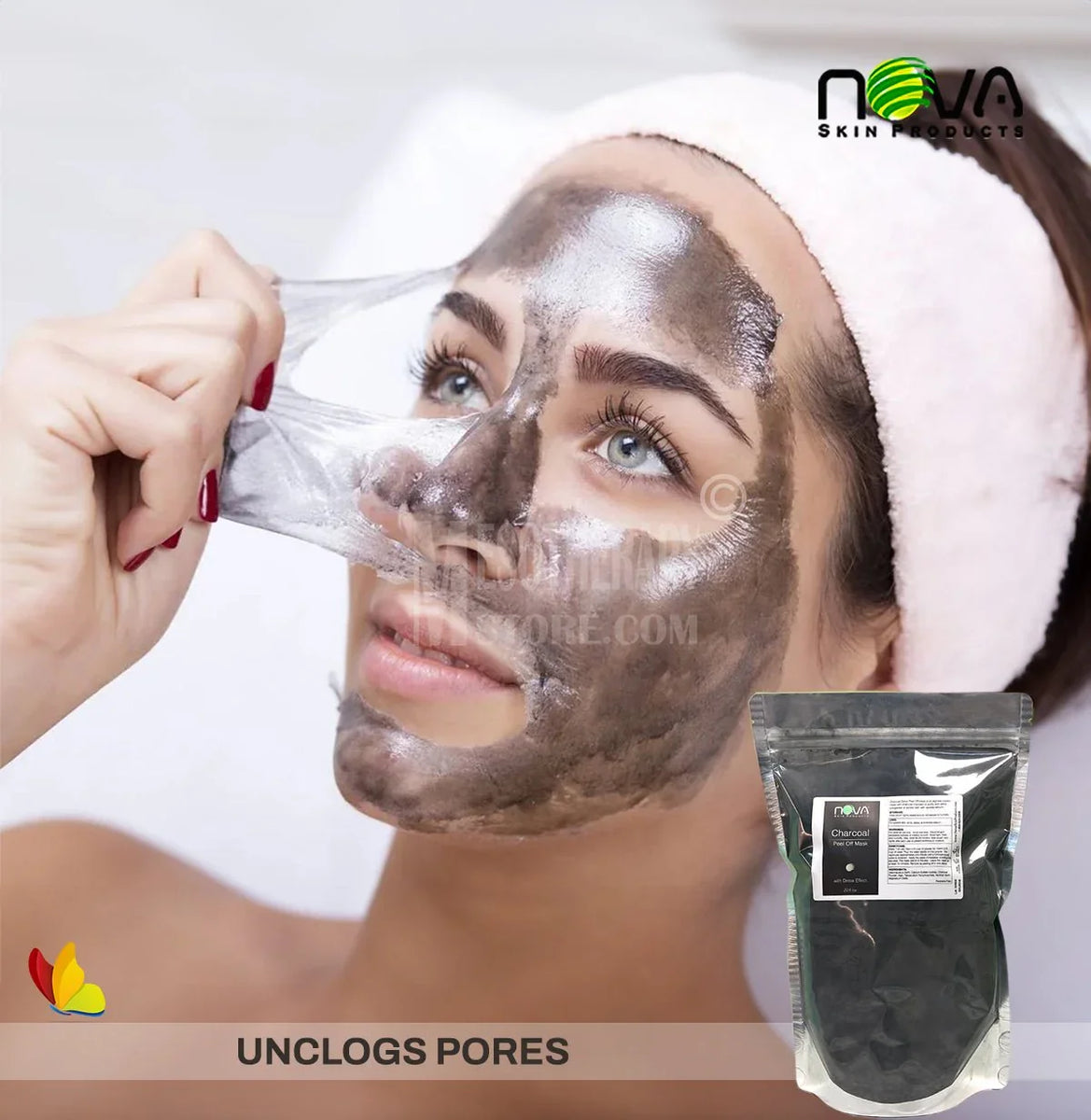 Charcoal Detox Peel-Off Mask By Nova Skin Mesotherapy Store Mesoterapia